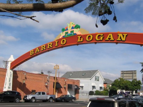 Symbolism in Barrio Logan’s new gateway sign. – Cool San Diego Sights!