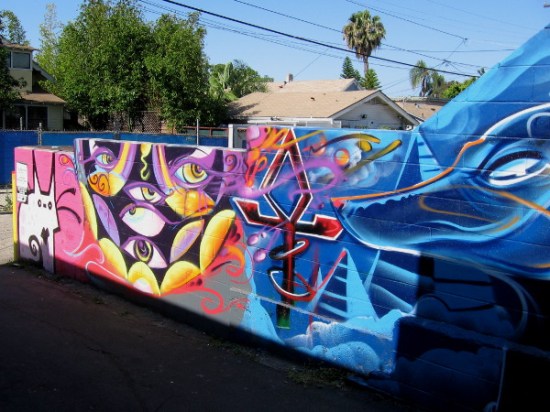 Super cool street murals on two Hillcrest walls. – Cool San Diego Sights!