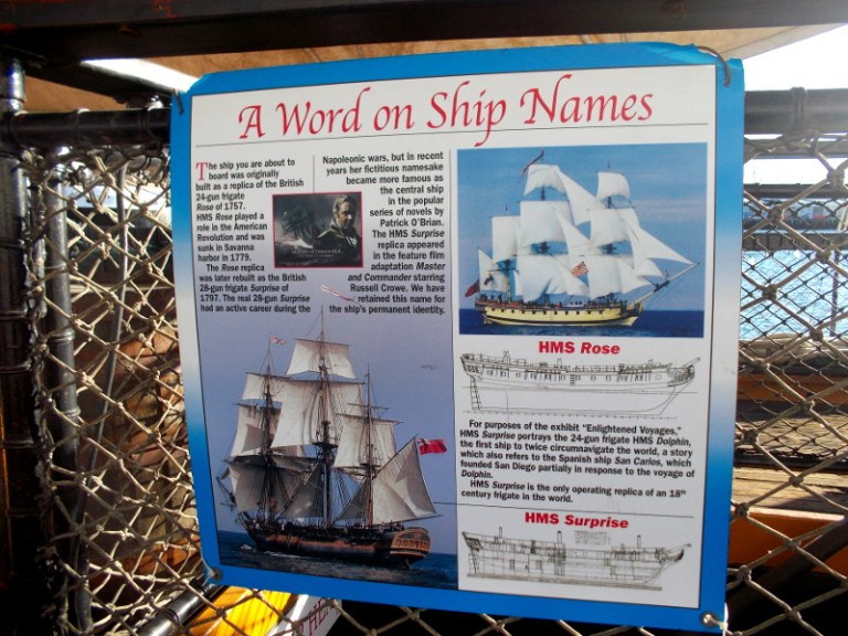 Photos aboard Master and Commander’s HMS Surprise. – Cool San Diego Sights!