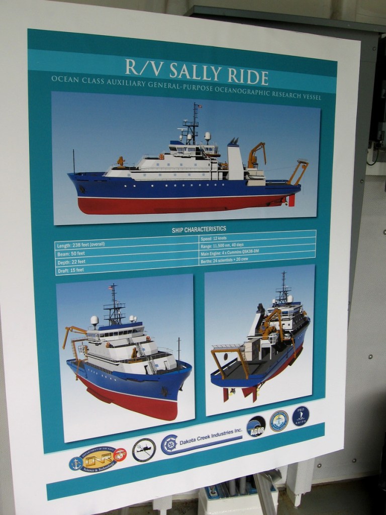 Photos aboard new Scripps research vessel Sally Ride! – Cool San Diego ...