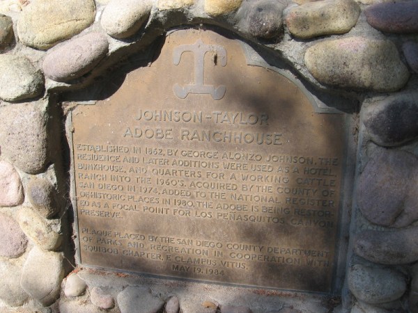 History at the Los Peñasquitos adobe ranch house. – Cool San Diego Sights!