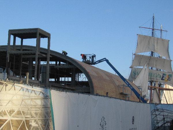 Cool photos of Portside Pier construction. – Cool San Diego Sights!