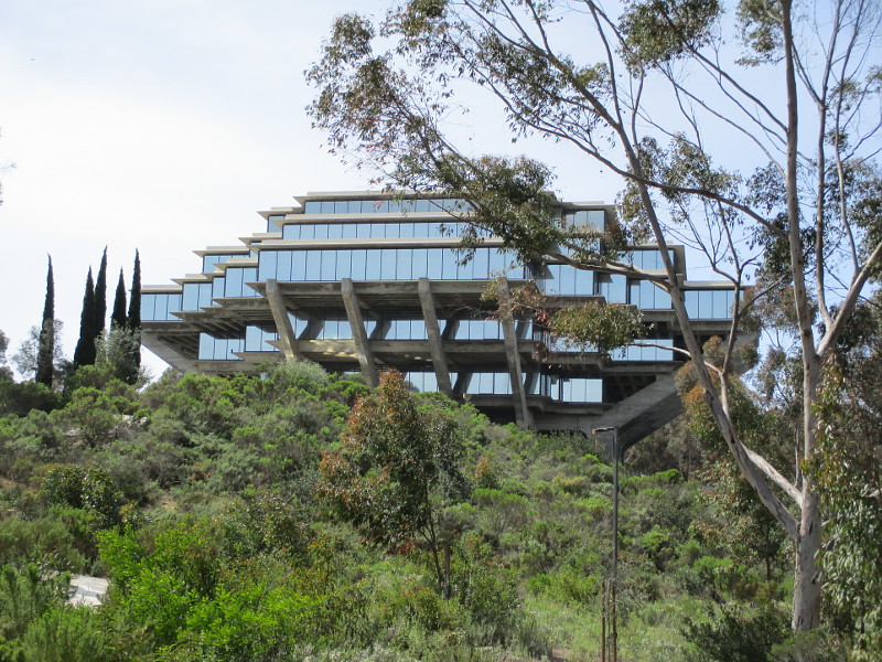 Walking around UCSD’s amazing Geisel Library. – Cool San Diego Sights!