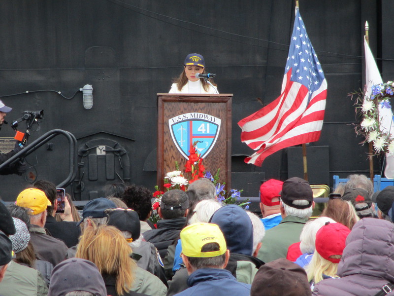 A powerful Vietnam War ceremony on USS Midway. – Cool San Diego Sights!