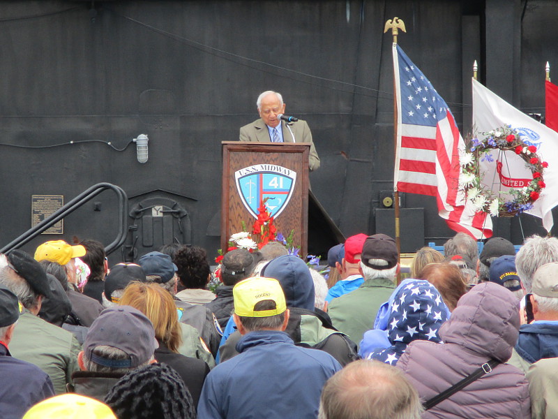 A powerful Vietnam War ceremony on USS Midway. – Cool San Diego Sights!