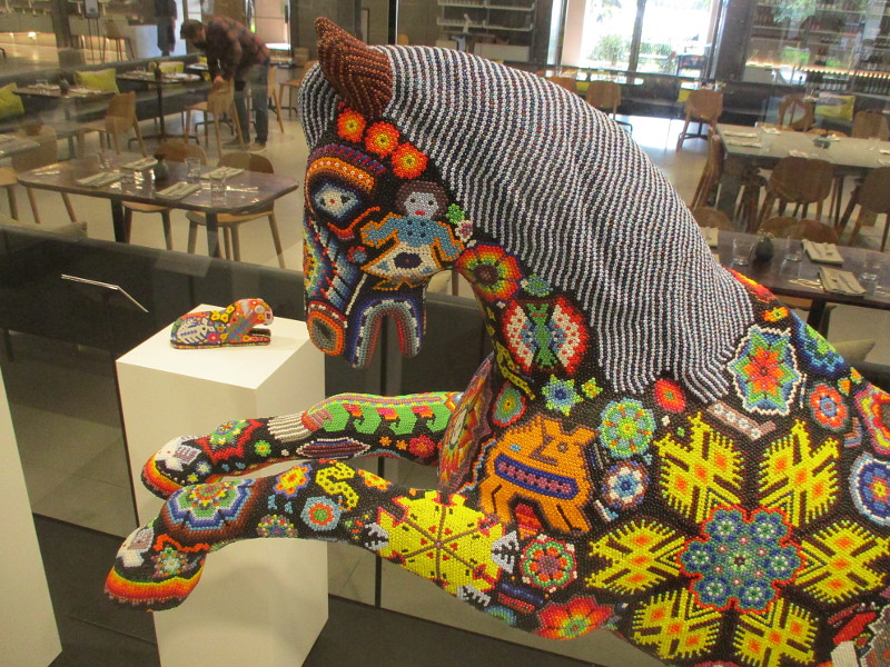 Beaded horse and animals at the Mingei! – Cool San Diego Sights!