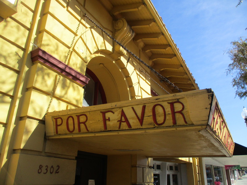 La Mesa history at Por Favor Restaurant building. – Cool San Diego Sights!