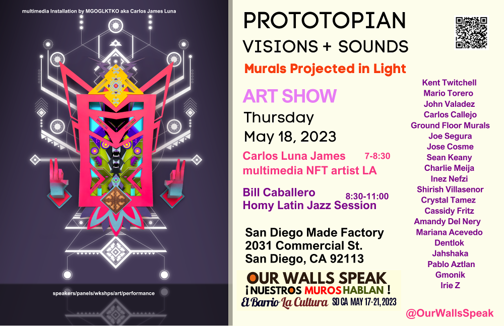 San Diego art show: Murals Projected in Light! – Cool San Diego Sights!