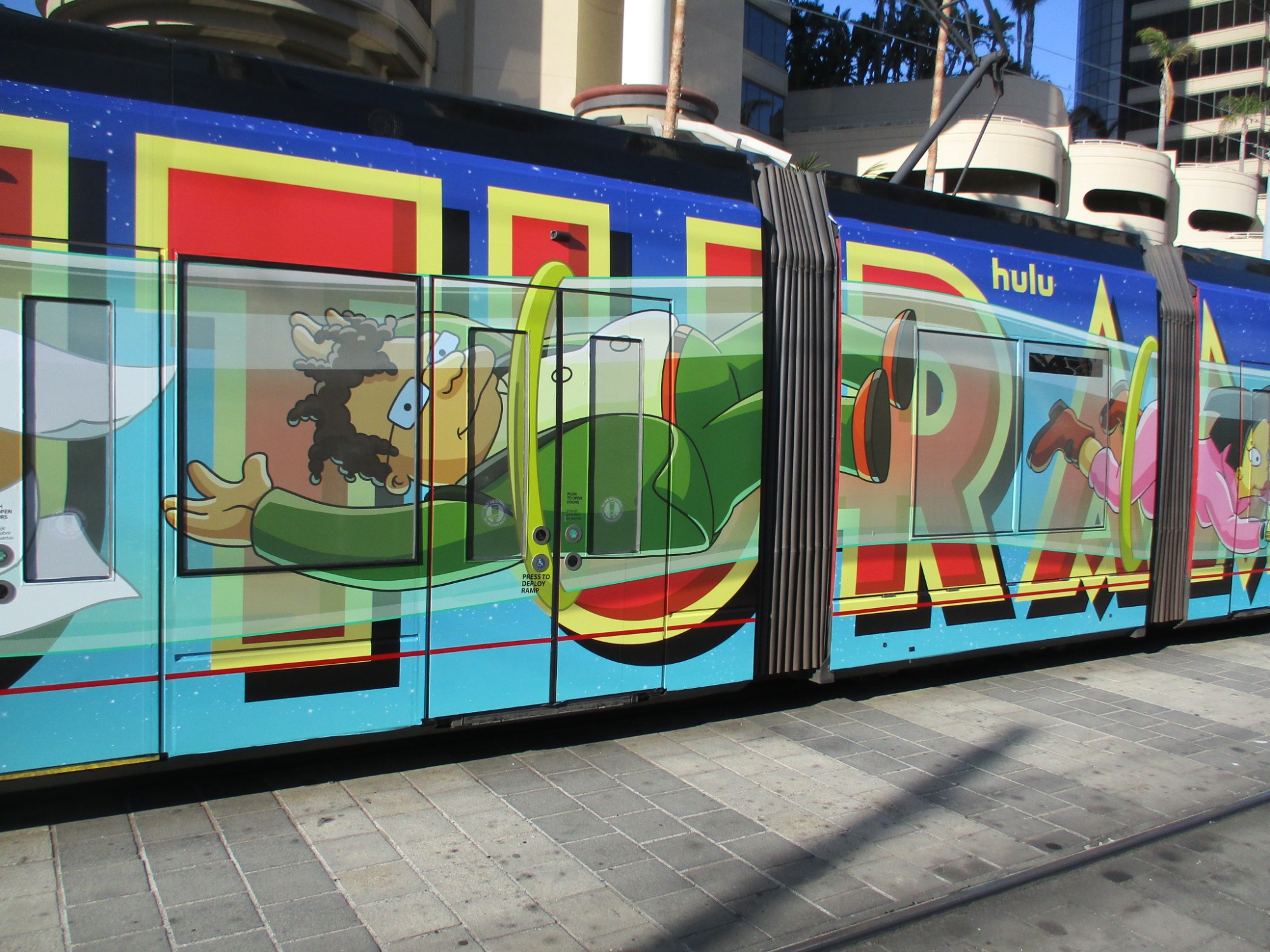 A second side to the Futurama trolley wrap! – Cool San Diego Sights!