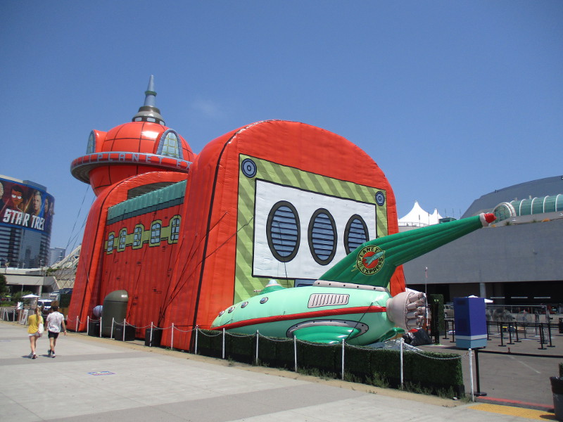Planet Express Building appears in San Diego! – Cool San Diego Sights!