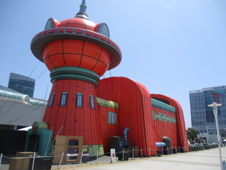 Planet Express Building appears in San Diego! – Cool San Diego Sights!