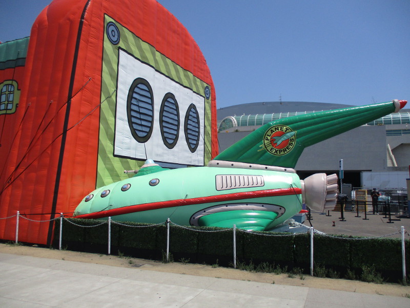 Planet Express Building appears in San Diego! – Cool San Diego Sights!