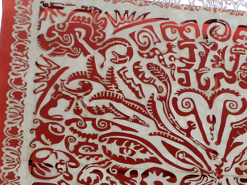 A closer view of public art at San Ysidro Library. – Cool San Diego Sights!