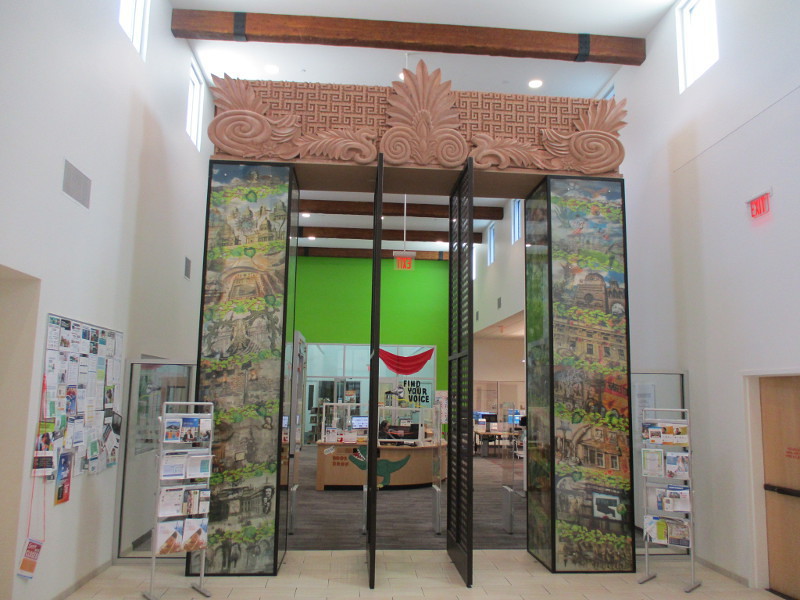 Fantastic 3D art inside San Ysidro Library! – Cool San Diego Sights!