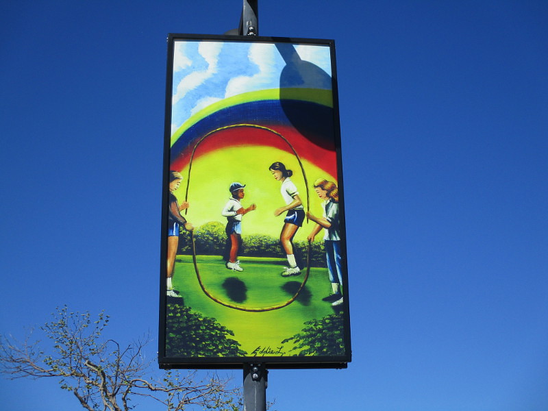 Streetscape Art Project in Encanto restored! – Cool San Diego Sights!