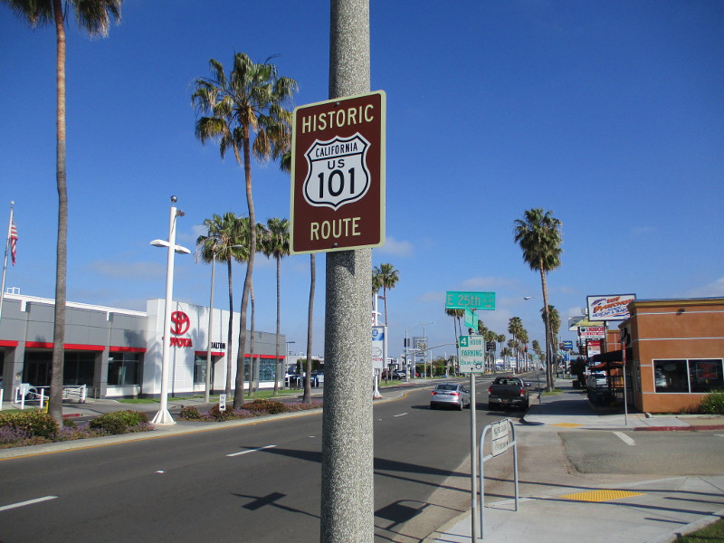 National City installs Historic U.S. Route 101 signs! – Cool San Diego ...