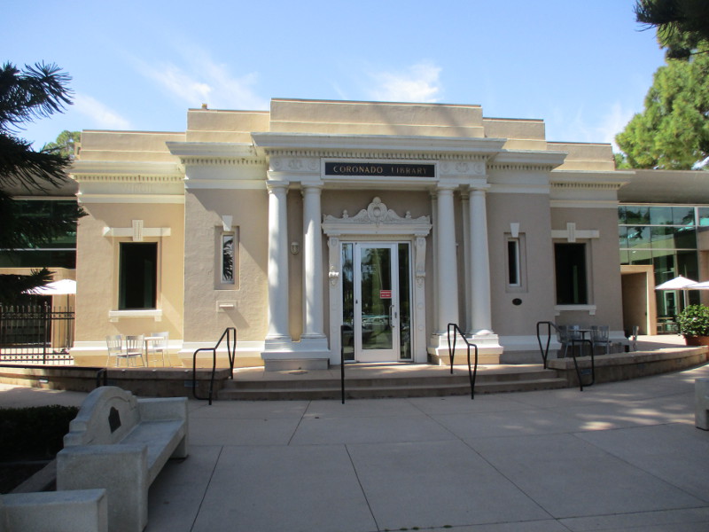 The original Coronado Library building. – Cool San Diego Sights!