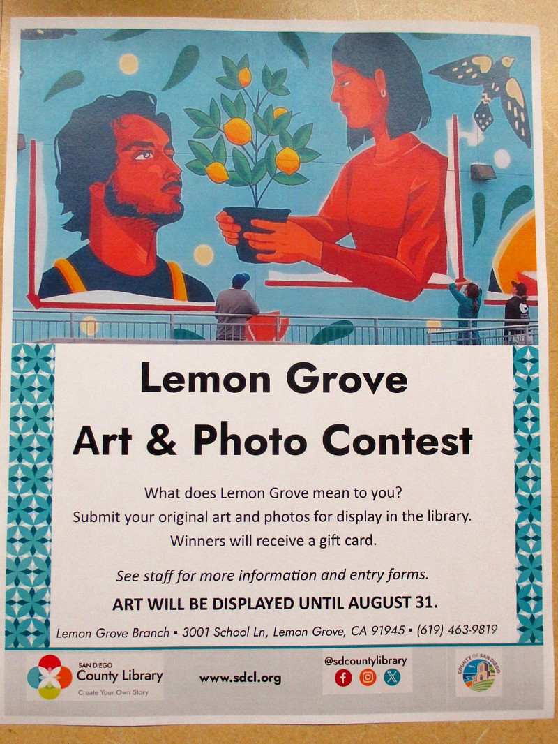 Lemon Grove Art and Photo Contest! – Cool San Diego Sights!