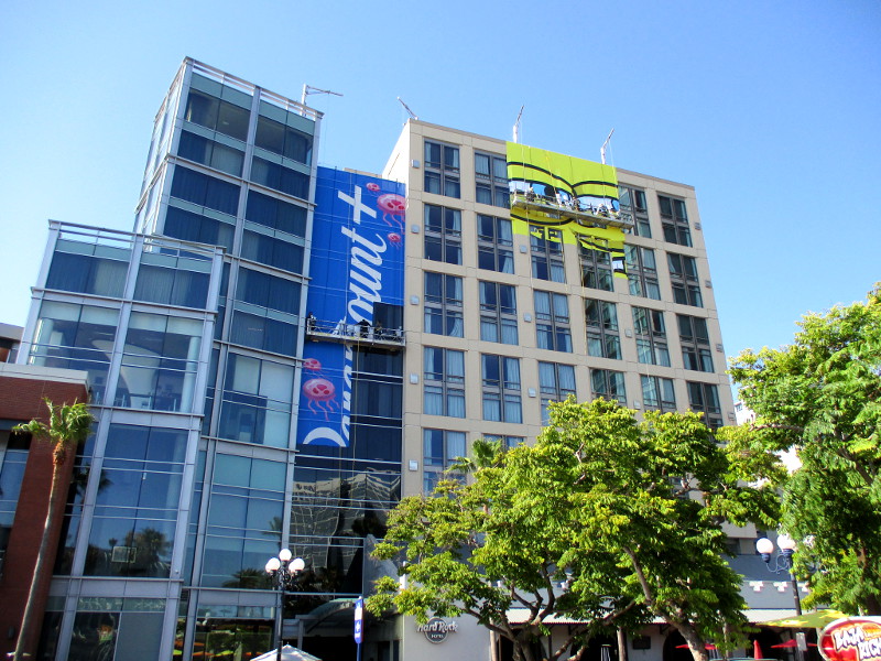 Comic-Con building wraps, banners appear in San Diego! – Cool San Diego ...