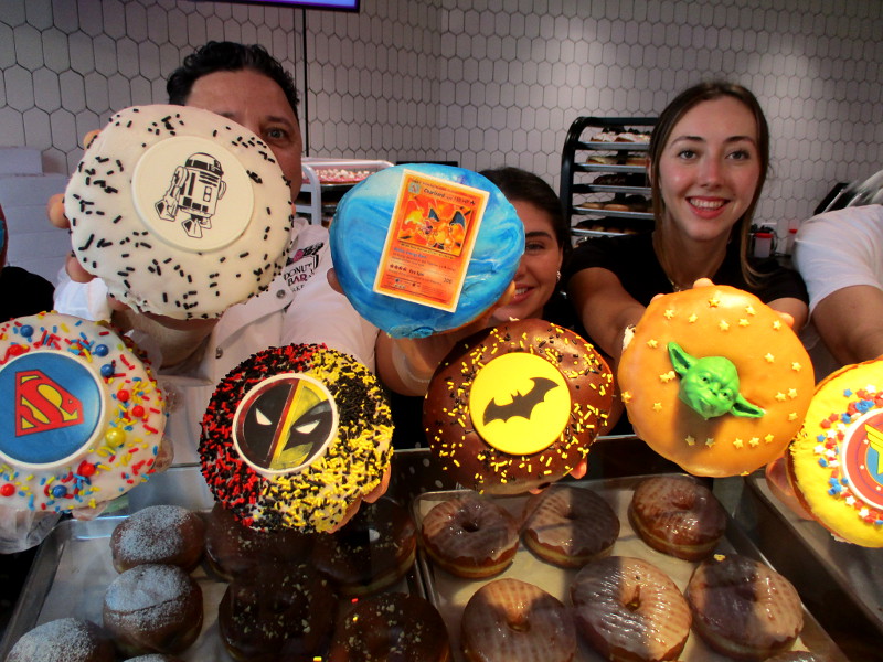 Superhero donuts for fans at Comic-Con 2024! – Cool San Diego Sights!
