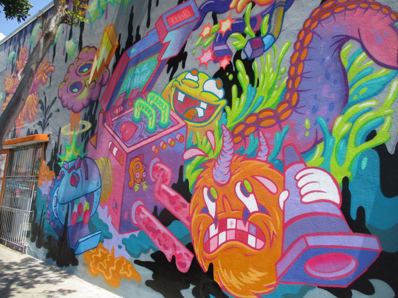Painting a super cool mural in City Heights! – Cool San Diego Sights!