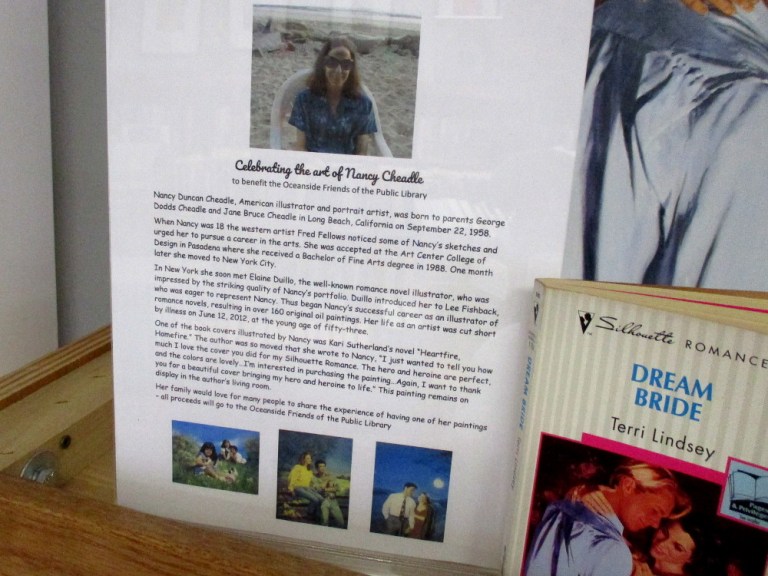 Art of Nancy Cheadle benefits Oceanside library. – Cool San Diego Sights!