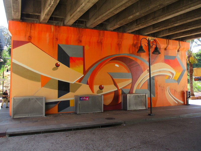 Cool new murals at Grossmont trolley station! – Cool San Diego Sights!
