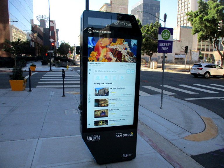 San Diego’s first Smart City touchscreen kiosk! – Cool San Diego Sights!