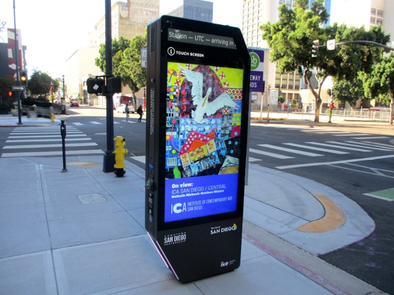 San Diego’s first Smart City touchscreen kiosk! – Cool San Diego Sights!