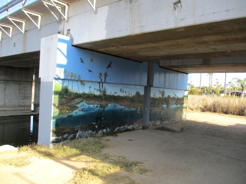 Hidden murals in Oceanside under train tracks. – Cool San Diego Sights!