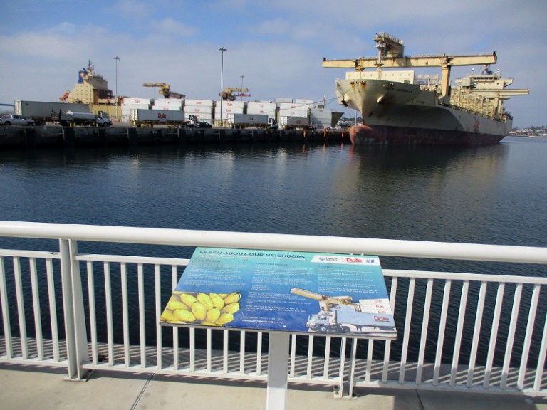 Unusual sight: two Dole banana ships in port! – Cool San Diego Sights!