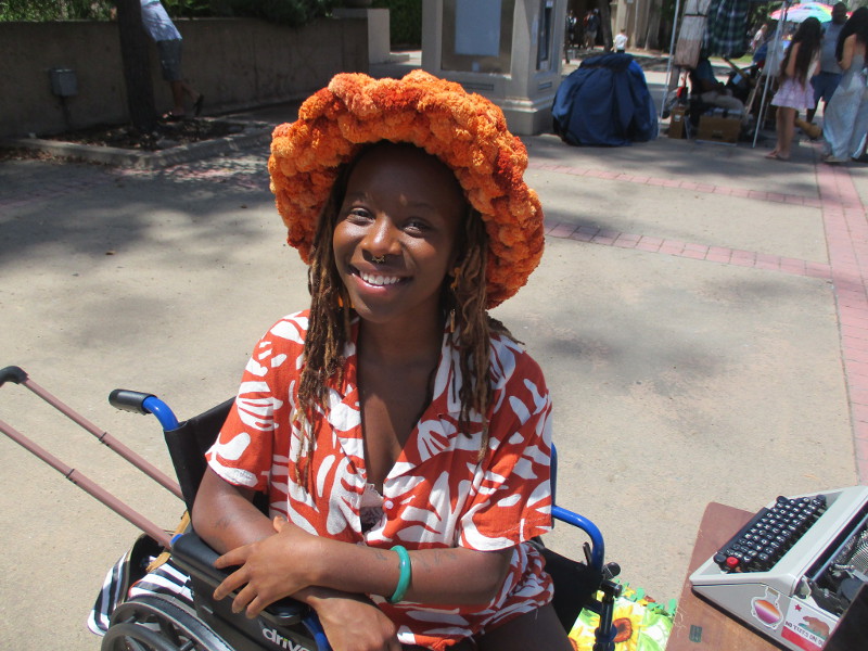 Artist creates beautiful hats and poetry! – Cool San Diego Sights!