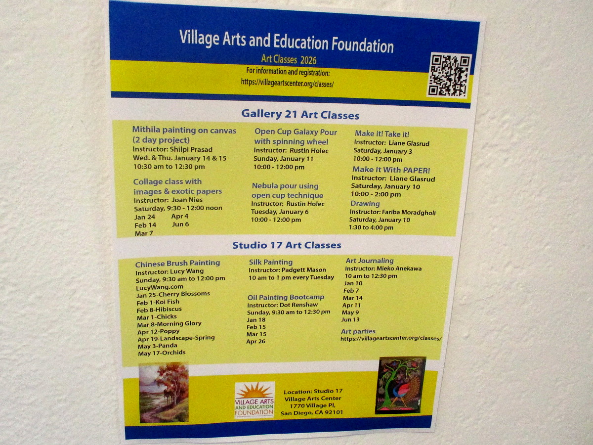 Art classes in Balboa Park during 2026. – Cool San Diego Sights!