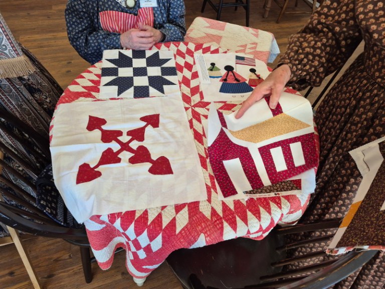 Making a women of Old Town quilt. – Cool San Diego Sights!