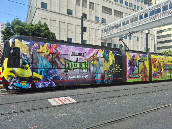 Godzilla trolley wrap for Comic-Con 2026! – Cool San Diego Sights!